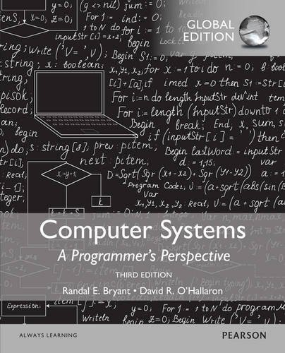 Computer Systems: A Programmer's Perspective-Randal E. Bryant , David R ...